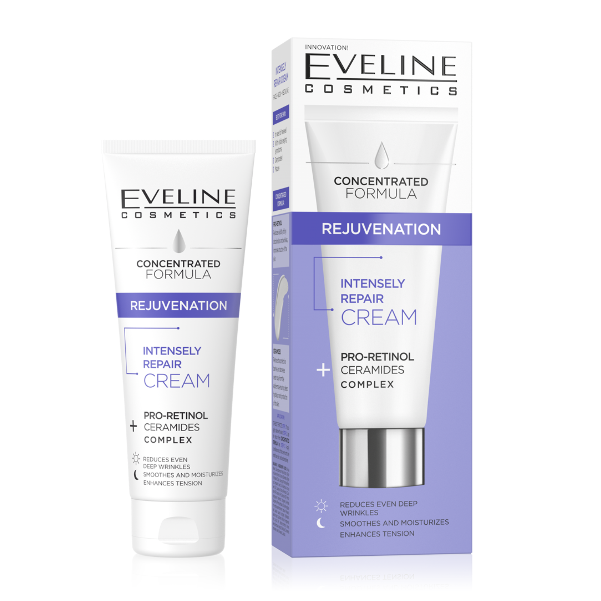 Eveline Concentrated Formula Pro Retinol Ceramides Complex Rejuvenating ...